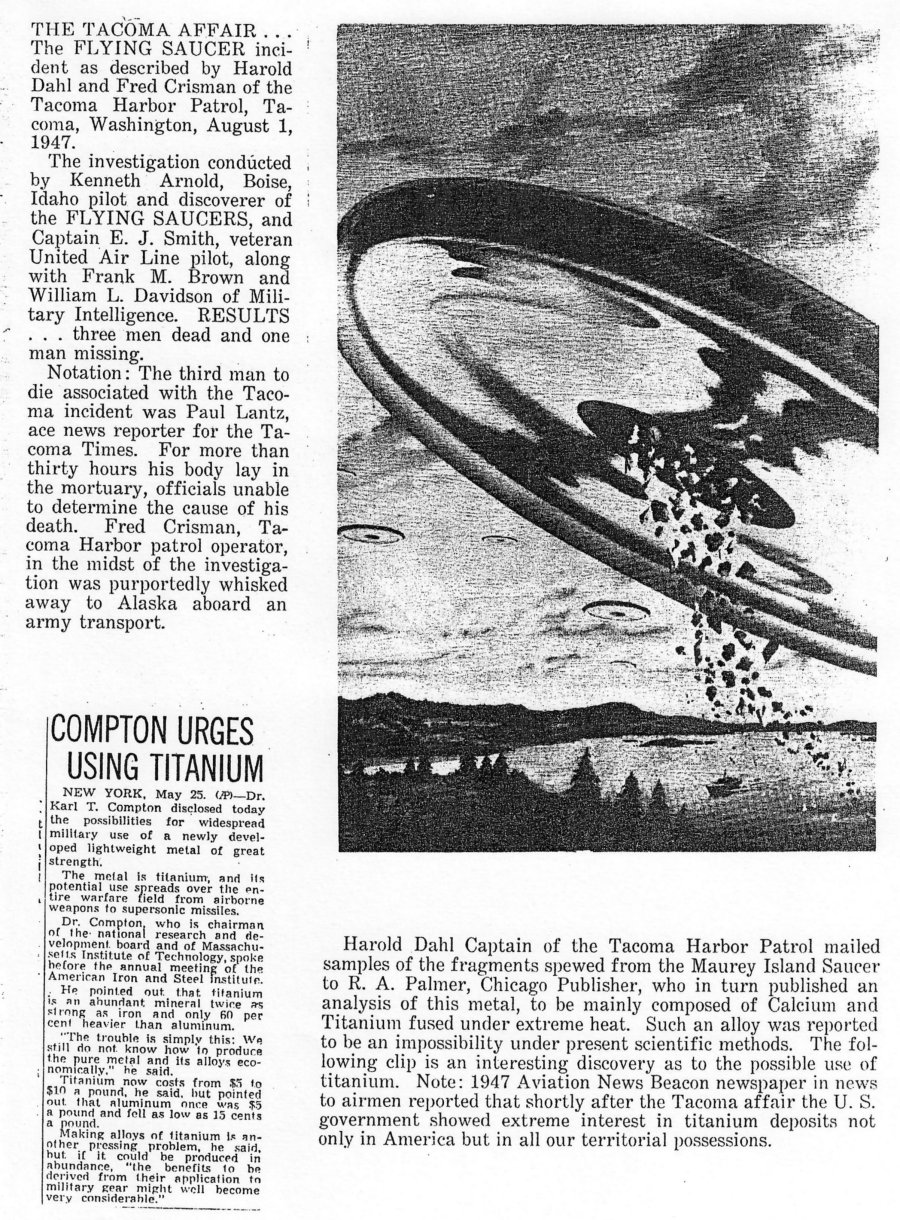 ufo - UFOs at close sight: Kenneth Arnold, Kenneth Arnold's booklet, page 7